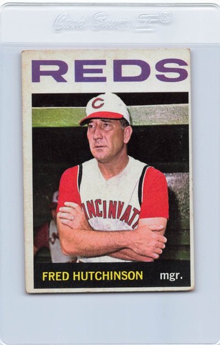 1964 Topps #207 Fred Hutchinson Reds VG/EX *DA-C4275 | eBay