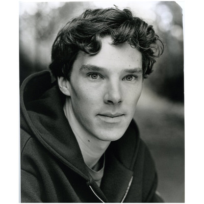 Benedict Cumberbatch in Hoodie Curly Hair Gray 8 x 10 inch photo | eBay