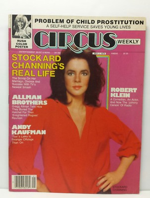 Circus Magazine Vintage Issue May 1, 1979 Stockard Channing + Rush ...