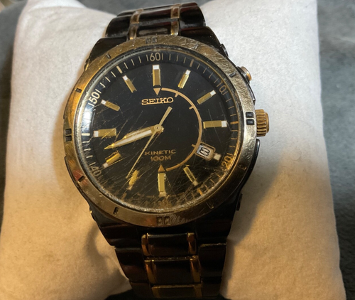 SEIKO KINETIC WATCH VINTAGE SELLING FOR PARTS | eBay