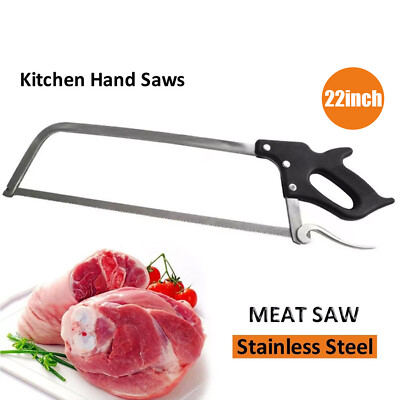 22inch Butcher Handsaw Bow Meat Saw Blade Camlock Stainless Steel Heavy ...