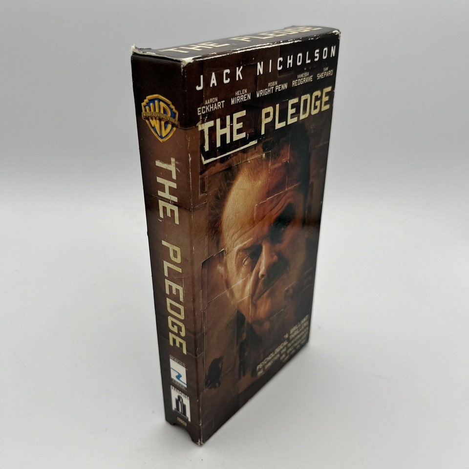 The Pledge VHS Movie Jack Nicholson Robin Wright Benicio Del Toro Good ...
