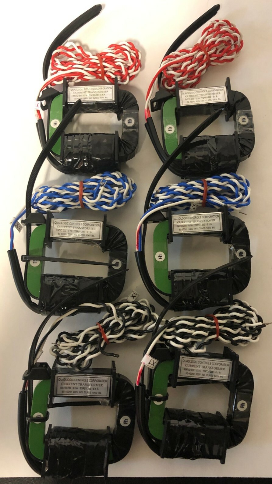 LOT OF 6 QUADLOGIC CONTROLS, CURRENT TRANSFORMER, CTSP200 | eBay
