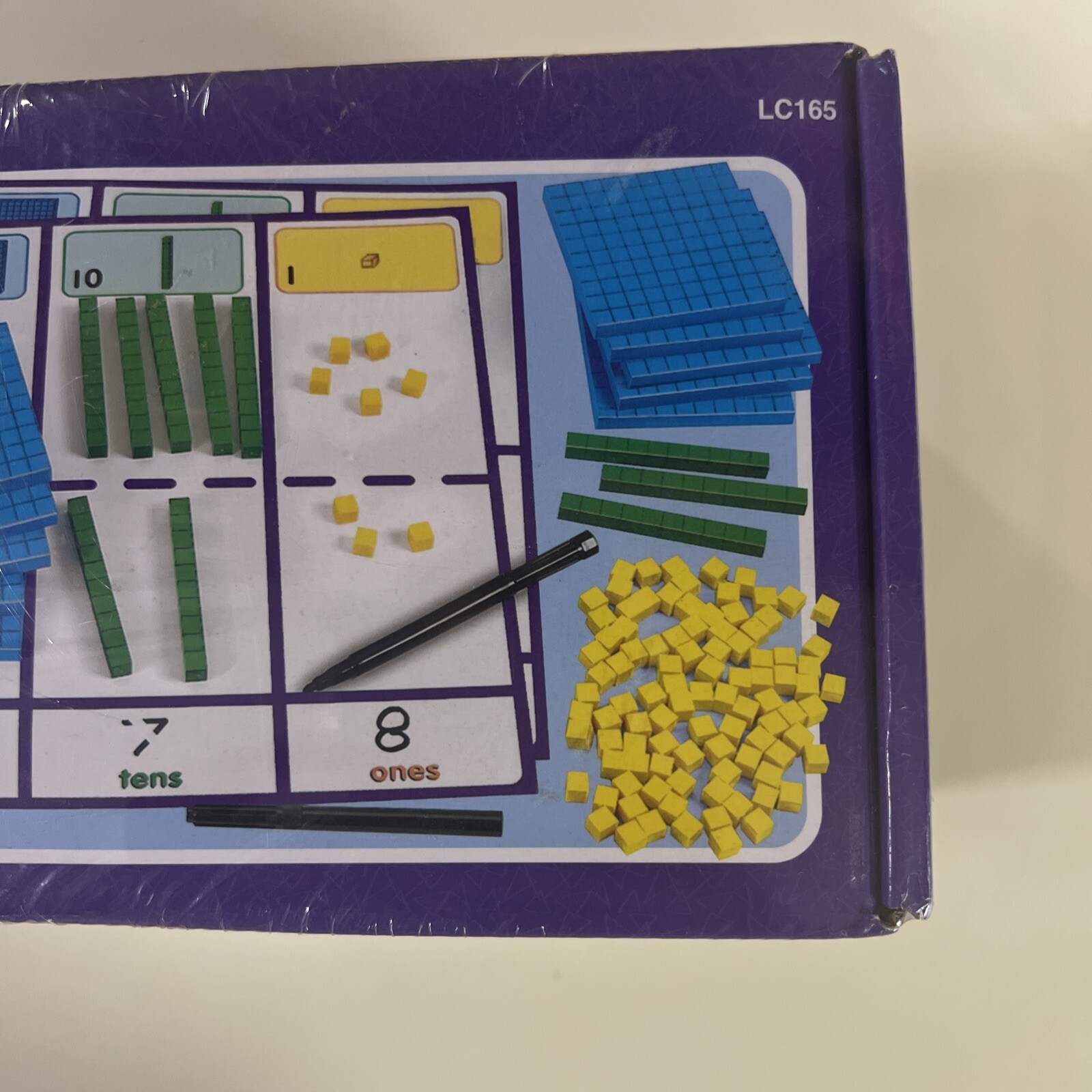 Lakeshore colored plastic Place Value Activity Kit 121 Piece Math ...
