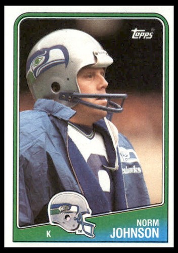 1988 Topps #137 Norm Johnson Seattle Seahawks Football Card | eBay