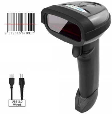 Lecteur De Code Barre Sans Fil Douchette Scanner Compatible Windows 2 ...