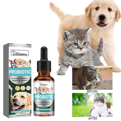 &Pet Probiotic Drops 60Ml Pet Care Solution Dog Probiotic Drops | eBay