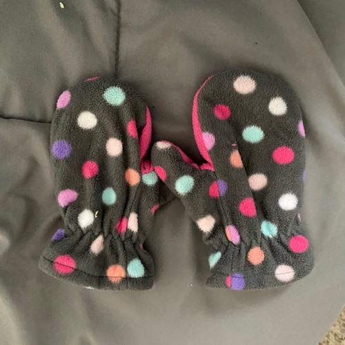 Jumping Beans Girls Polka Dot Mittens Size 2T-4T | eBay
