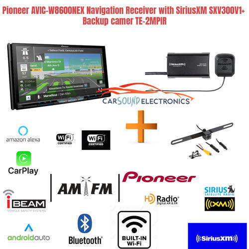 Pioneer AVIC-W8600NEX Navigation Receiver with SiriusXM SXV300V1 ...