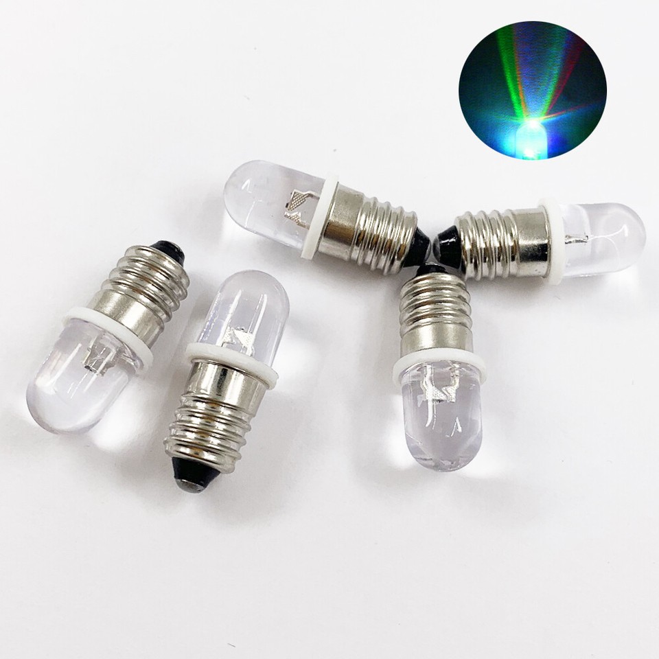 5pcs E10 led Indicator Bulb 12v18v24v Warning Automobile instrument ...