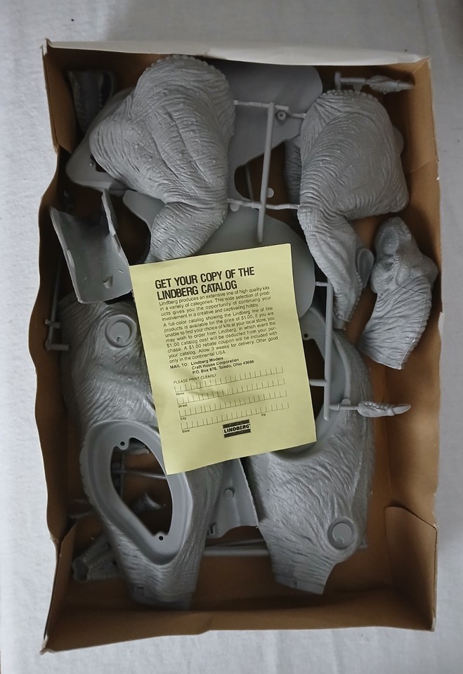 Jurassic Park Tyrannosaurus Rex Original Lindberg Model Kit 1993 ...