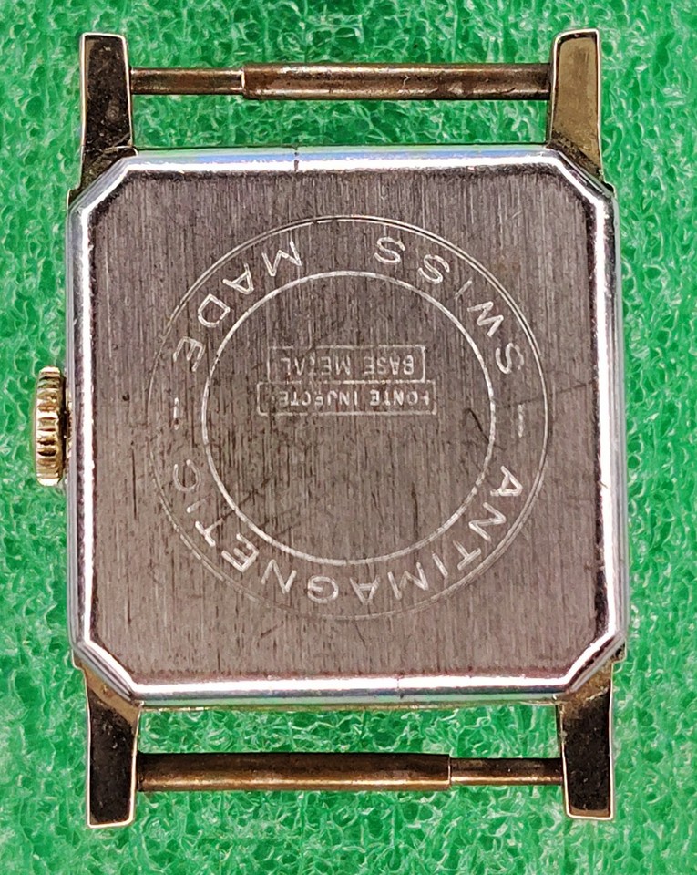 C1975 mens Rouen Sub Dial Tank Stars Manual Movement Vintage Watch ...