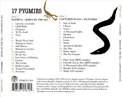 17 PYGMIES JEDDA BY THE SEA/CAPTURED IN ICE NEW CD 708527258125| eBay