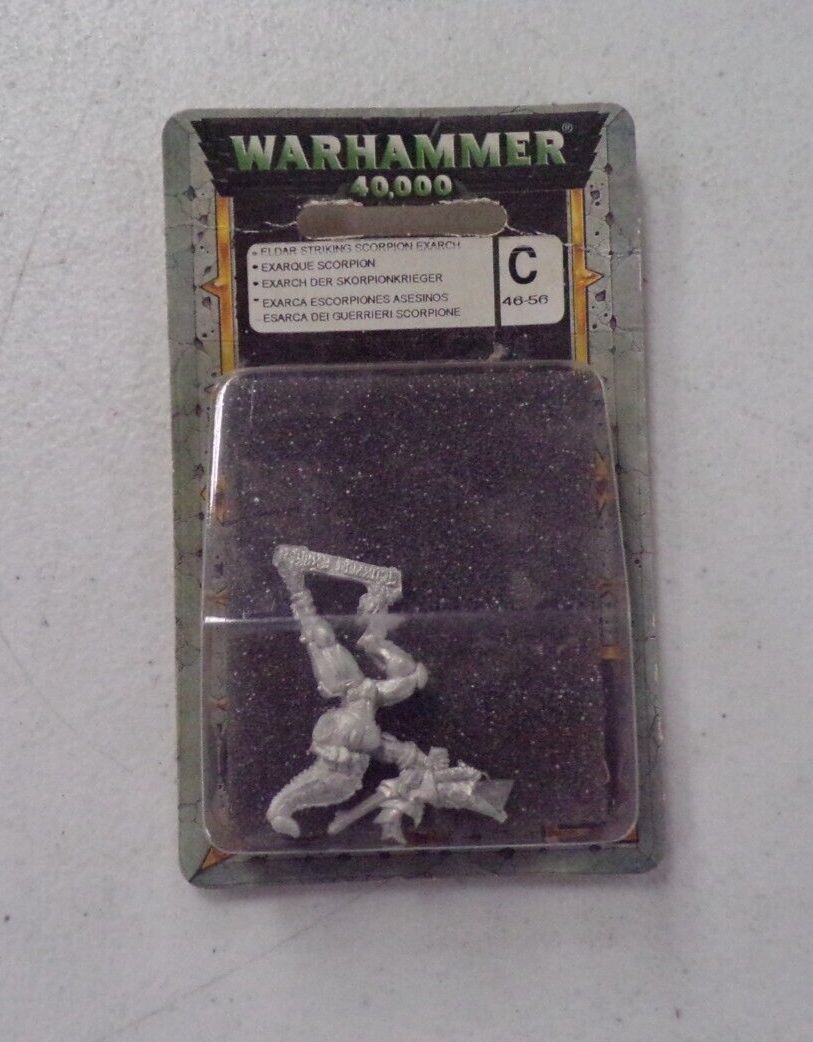 Warhammer 40k Eldar Striking Scorpion Exarch OOP Metal for sale online ...