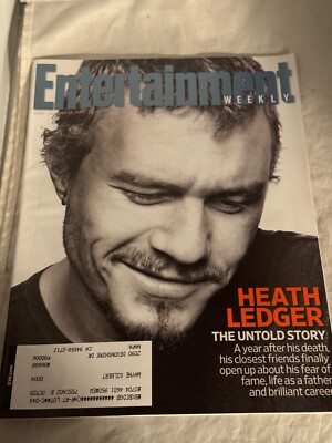 Jan. 23, 2009 Entertainment Weekly Magazine Heath Ledger Untold Story ...