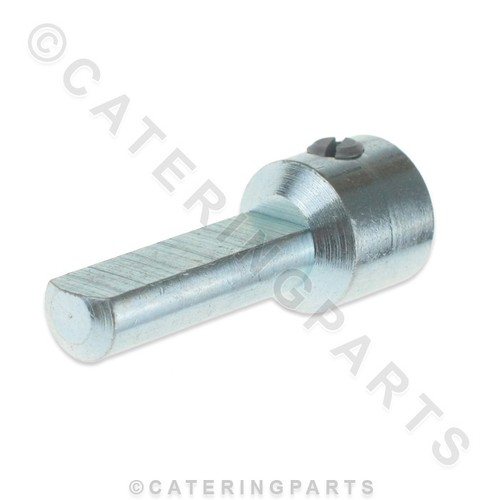 18mm LONG SHAFT EXTENDER METAL 6mm SPINDLE TUBE CONTROL KNOB THERMOSTAT ...