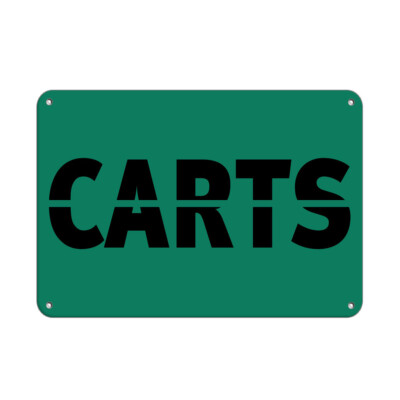 Horizontal Metal Sign Multiple Sizes Carts Activity Golf Green Course ...