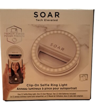 Soar Tech Elevated • Clip-On Selfie Ring Light | eBay