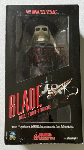 Puppet Master BLADE Deluxe 12" Movie Edition Figure 10th Ann Full Moon ...