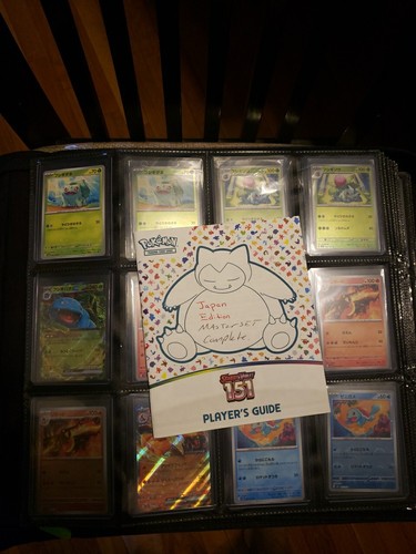 Pokémon Japanese 151 Master Set 100% Complete! Promos & Top Loader ...