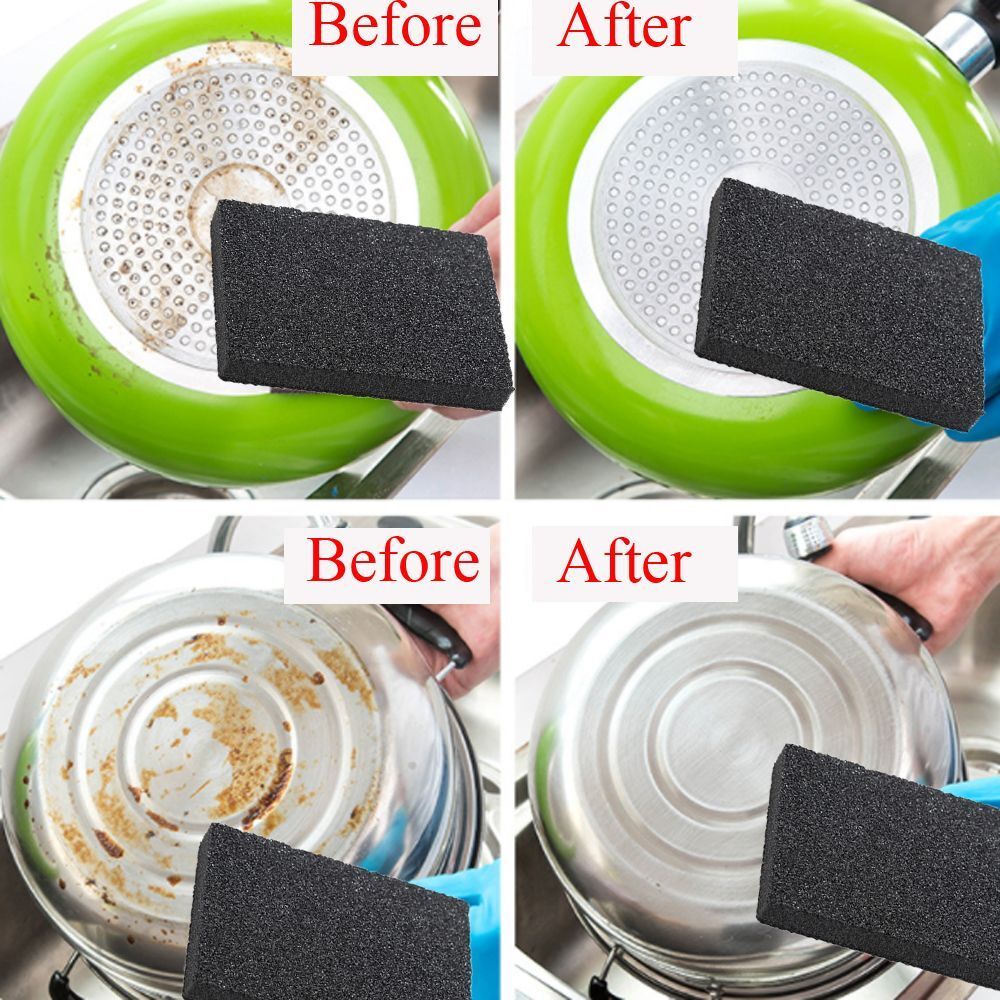 Kitchen Accessoires Magic Cleaner Nano Emery Wipe Cleaning Sponge Pot ...