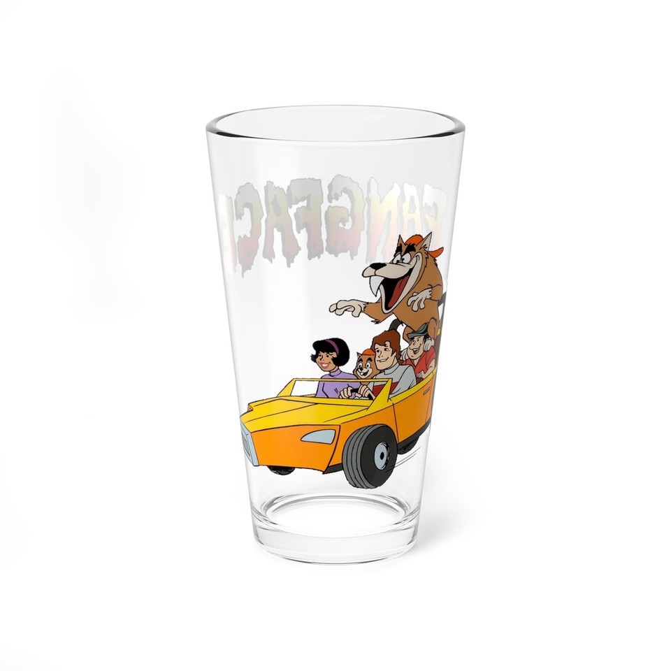 Fangface Pint Glass, 16oz - Ruby-Spears Saturday Morning Cartoon ...