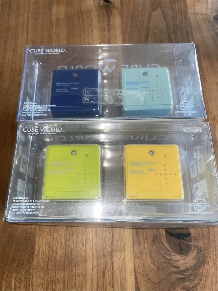 BANDAI Radica Cube World Vintage Japanese Set Series 2 and 3 | eBay UK
