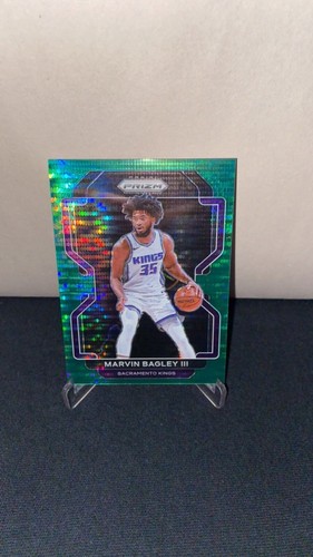 Marvin Bargley III 2021-22 Panini Prizm Green Pulsar /25 SP Kings #136 ...