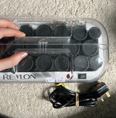 Revlon Heated Rollers Set Curlers, With Clips. | eBay UK
