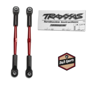 Traxxas 2336X Red Aluminum 61mm Turnbuckle Toe Links - 2WD Stampede TPA ...