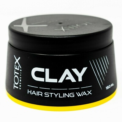 TOTEX Hair Styling Clay Wax New Formula Strong Natural Messy Look Style ...