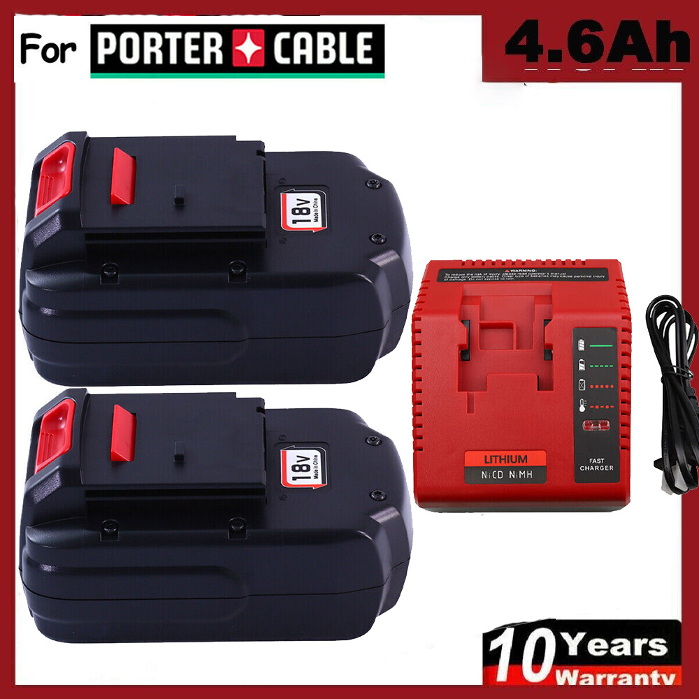 for Porter Cable 18 Volt PC18B Battery 18V PCMVC PCXMVC / Charger ...