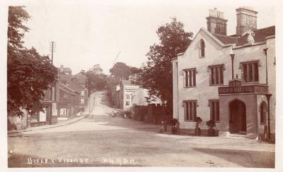 Disley Village Rams Head Hotel Pub Nr Macclesfield RP old pc used 1913 ...