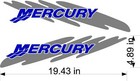 2pc Custom Set of Mercury outboard cowling decals custom color choices ...