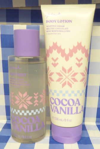 Victoria's Secret Pink Cocoa Vanilla Body Mist & Lotion set LQQK | eBay