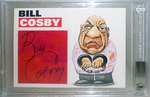 Rare -BILL COSBY- Beckett BAS JAIL Signed/Autograph/Auto 8x10 Jumbo ...