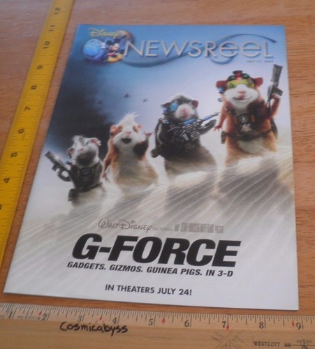 G-Force Guinea Pigs movie Disney Newsreel 2009 Nicolas Cage | eBay UK