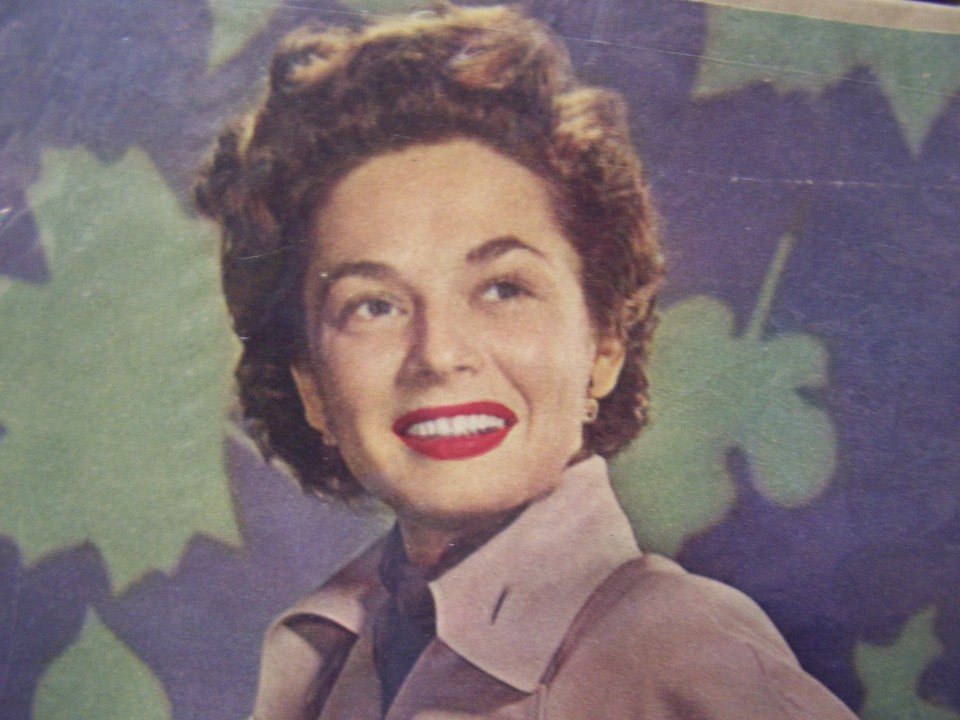 ORIGINAL - RUTH ROMAN - COLOR PRINT - FULL COLOR NEWSPAPER MAGAZINE ...