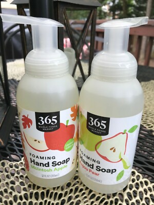 Whole Foods Market 365 Gentle Foaming Hand Soap McIntosh Apple or Pear ...