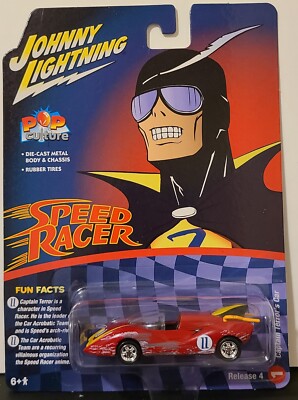 Johnny Lightning 2022 Pop Culture Release 4 #1 Captain Terror's Car ...