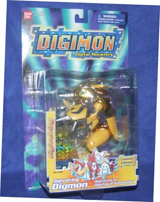 DIGIMON Digivolving Limited Edition Digmon New Factory Sealed ...