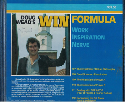 Doug Mead's the Win Formula Audio Cassette – January 1, 1980 by Doug ...