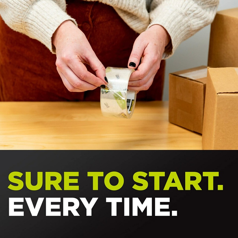 Scotch Sure Start Shipping Packaging Tape Refill for Scotch Easy Grip ...