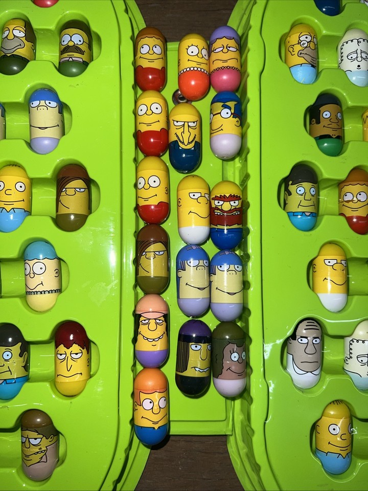 Mighty Beanz RARE Simpsons Set Of 76 Matt Groening 2004 Fox Moose ...