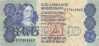 South Africa 2 Rand ND. 1983 Series E V Circulated Banknote G 5 | eBay