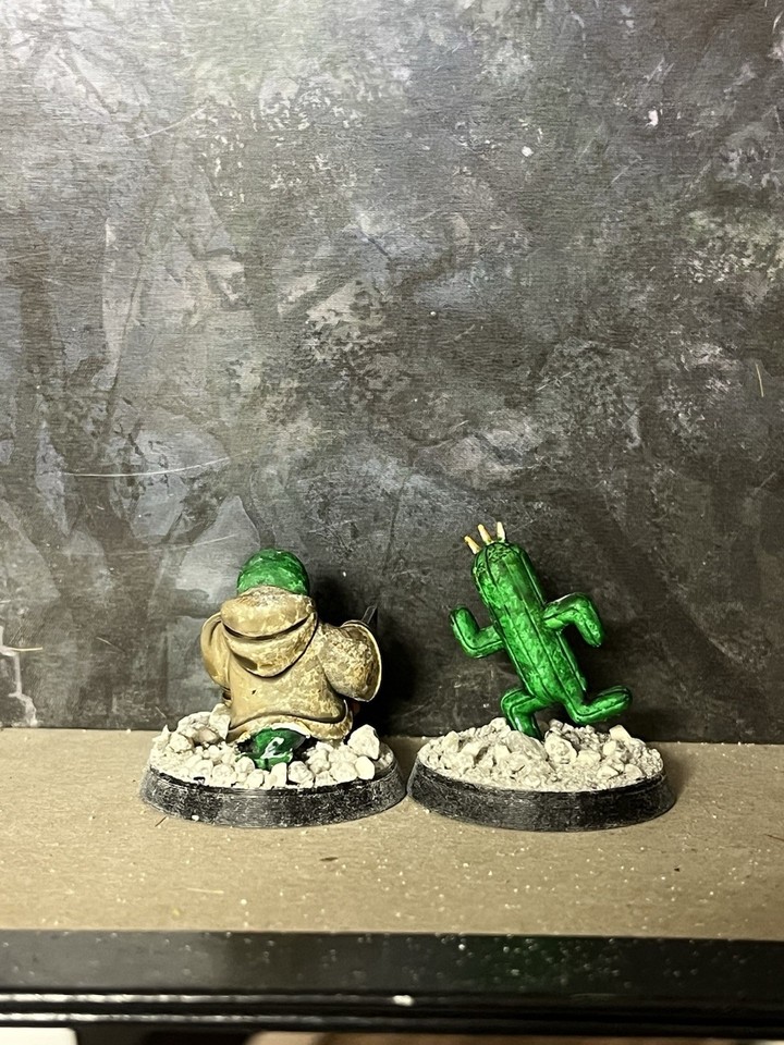 Tonberry And cactuar Minis for final fantasy or d&d beautifully painted ...
