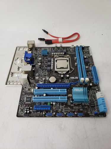 ASUS P8H67-M LE LGA 1155 H67 Motherboard W/ i5 2400 @ 3.10GHZ CPU & IO ...