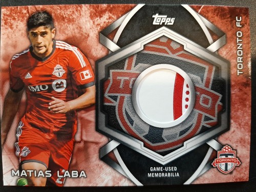 MATIAS LABA 2014 Topps MLS Kits Game Used PATCH Soccer RELIC Card ...