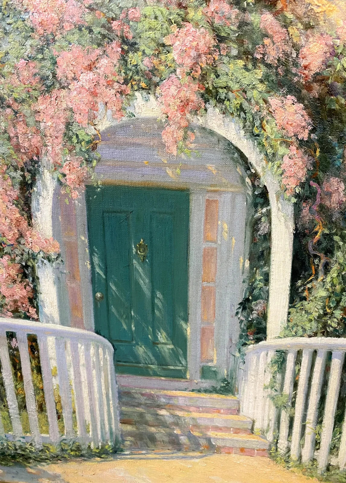 Volney Allan Richardson Oil Painting, The Latticed Door, Nantucket ...