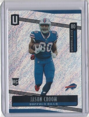 JASON CROOM 2019 Panini Unparalleled RC Rookie #6 Bills Eagles | eBay